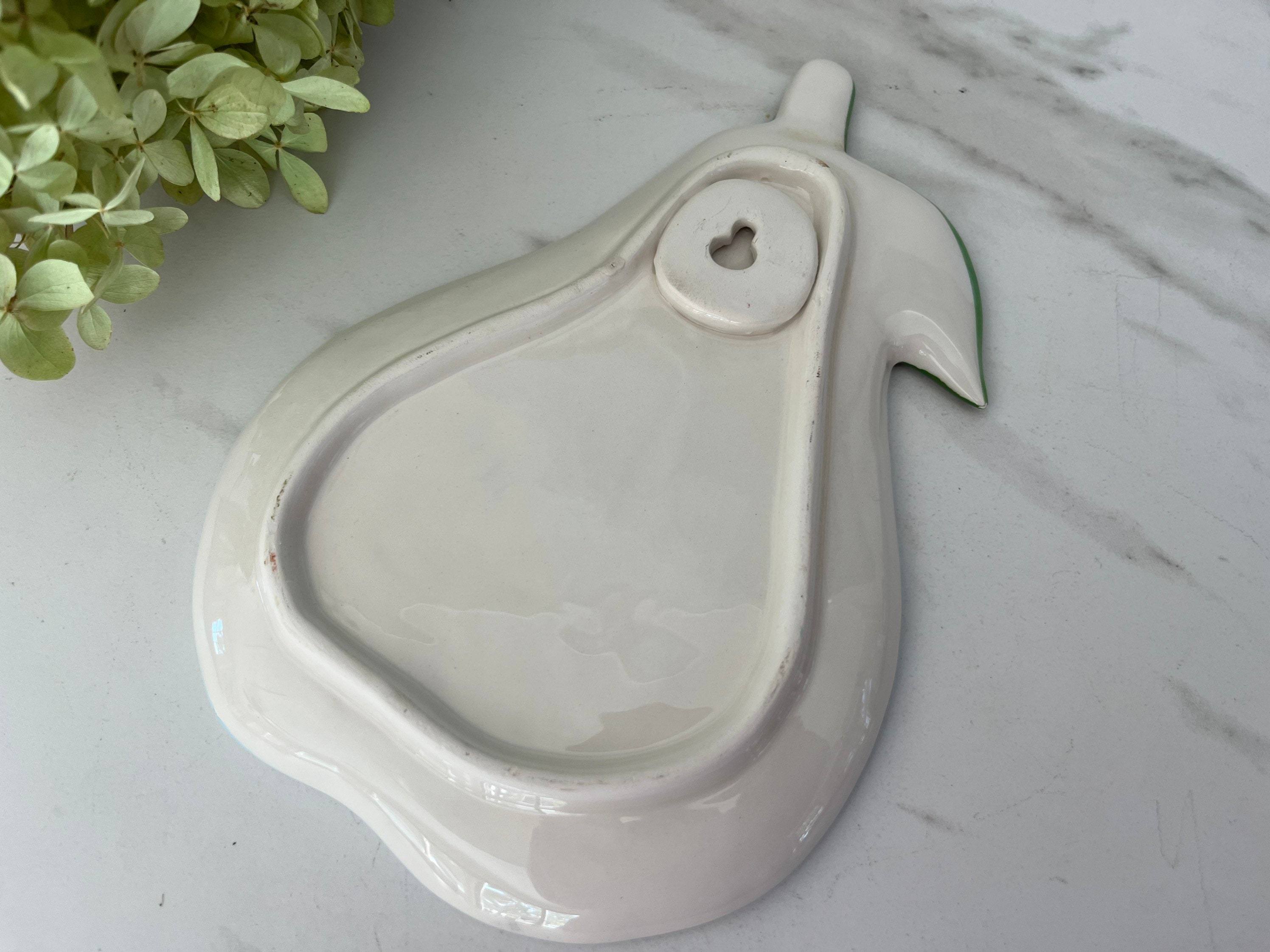 Vintage Ceramic Pear Shaped Spoon Rest or Trinket Dish. 1950s - Etsy