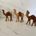 Vintage Hand Miniature Carved Wooden Camel Caravan Set of Six. - Etsy