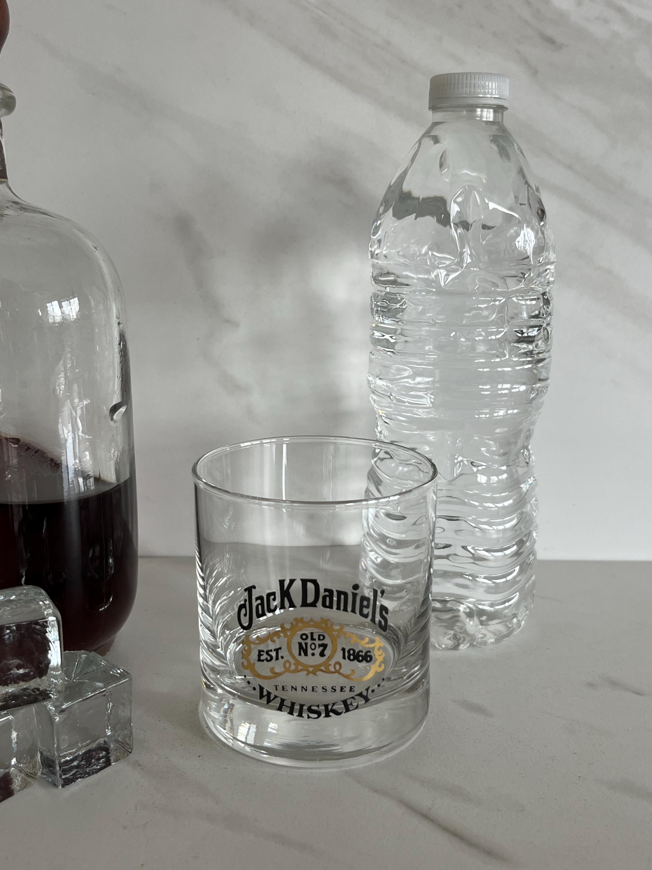 Jack Daniels Vintage Old # 7 Tennessee Est .1866 Whiskey Low Ball ...