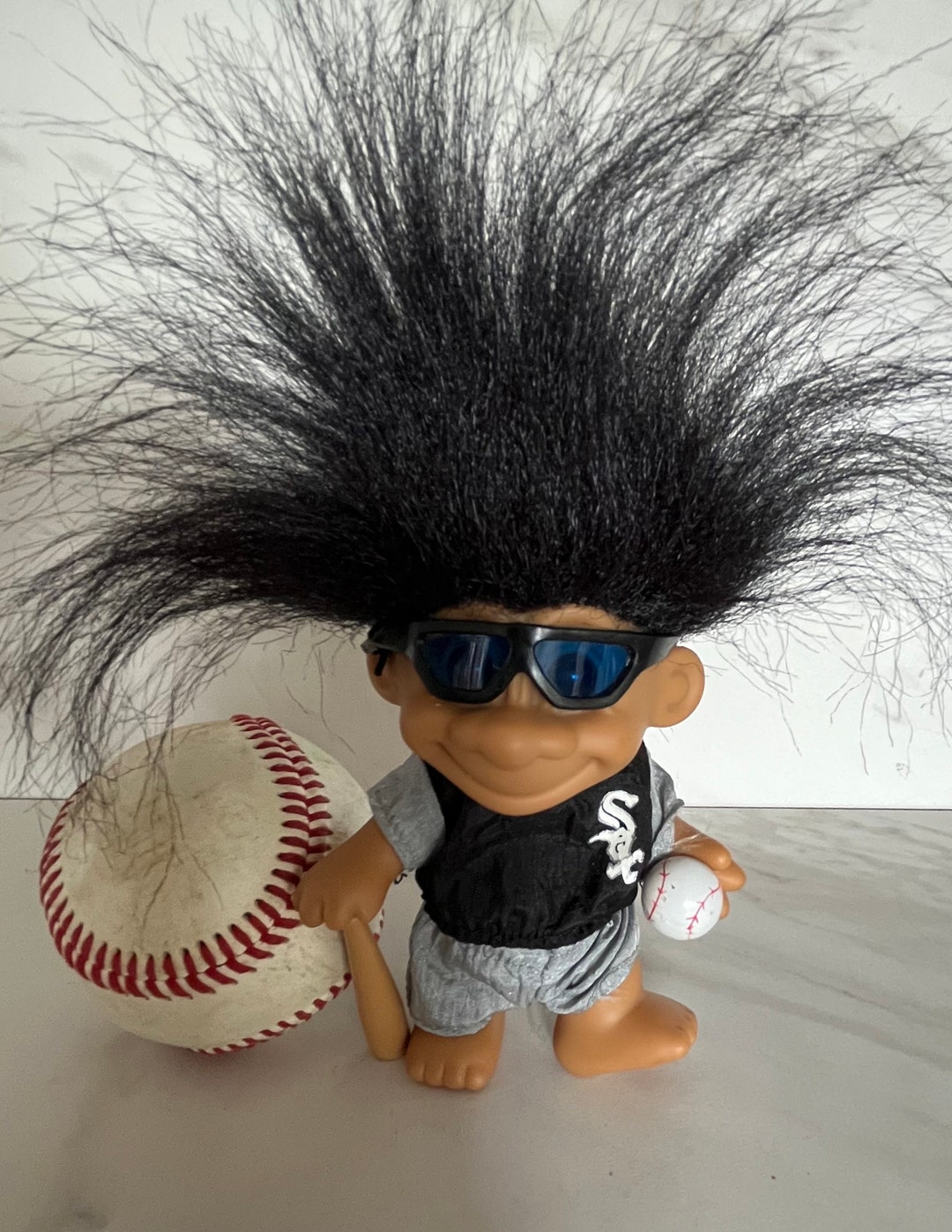 Vintage Chicago White Sox Baseball Troll Doll. Russ Berrie and Company ...