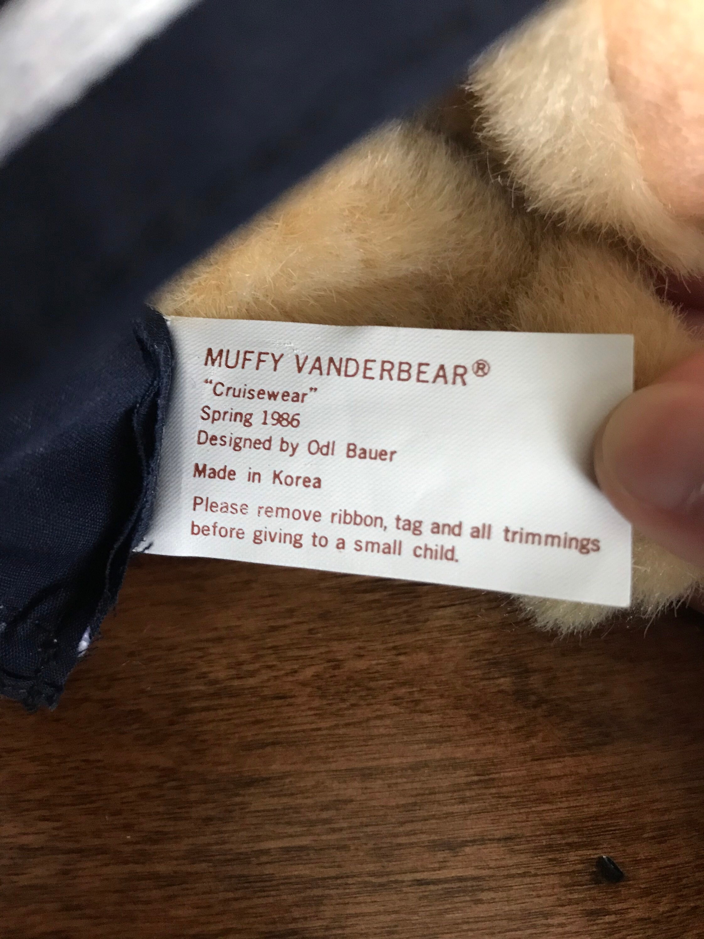 Muffy Vanderbear Collectible Vintage Bear. Rare Original - Etsy