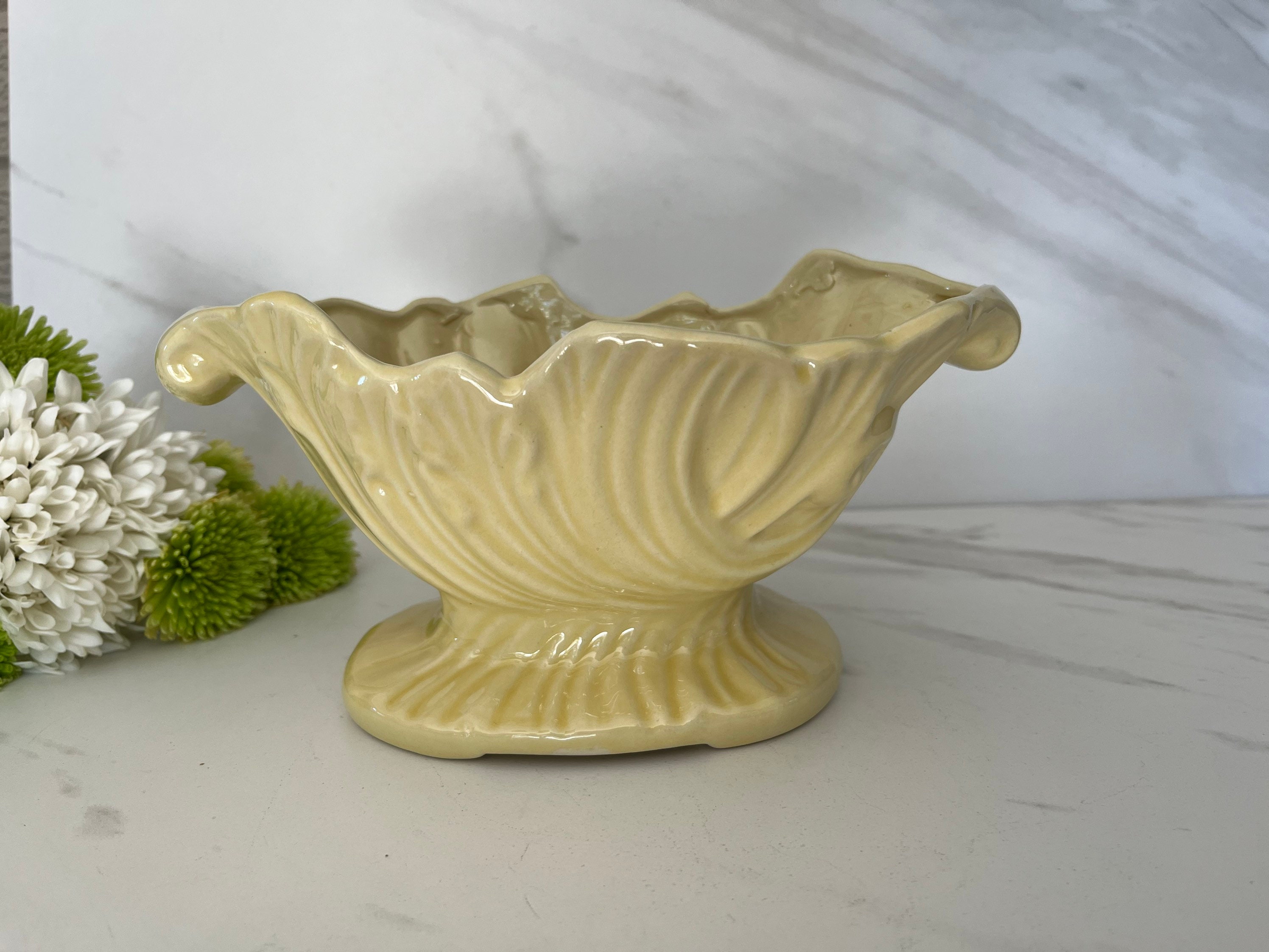 Gorgeous American Bisque Pottery Company Pale Yellow Planter - Etsy
