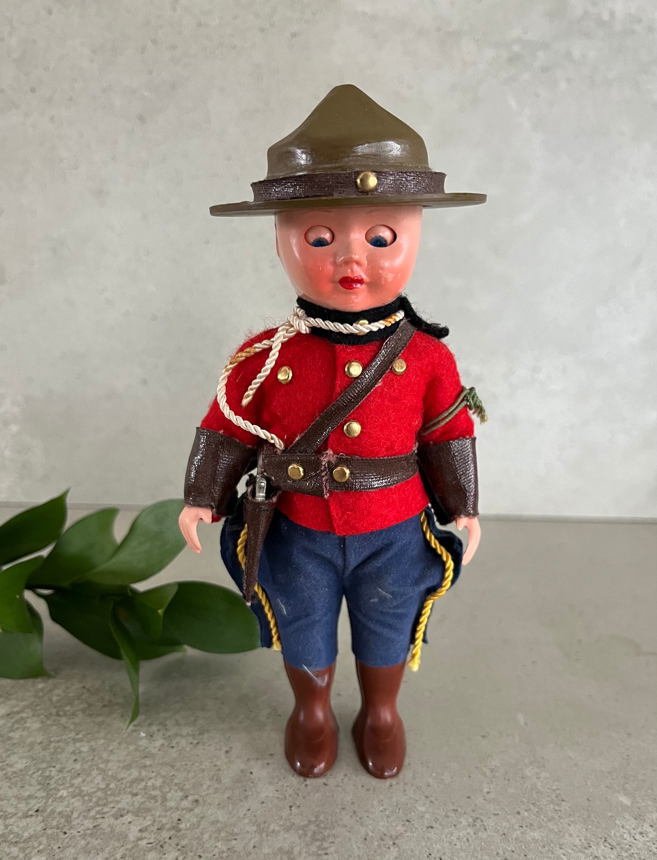 Canadian Rogark Plastic Royal Canadian Mountie Doll . Made in Great ...