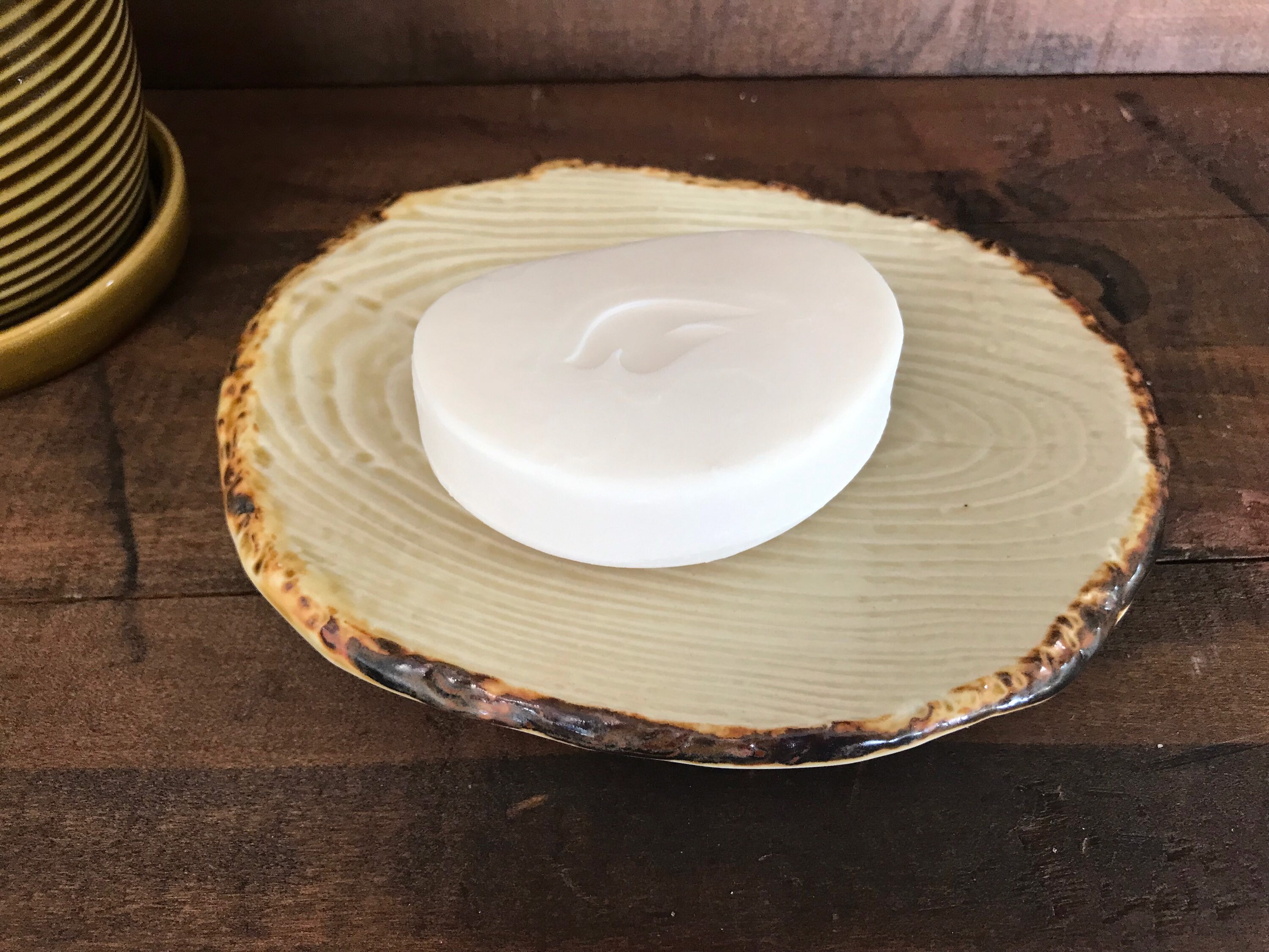 Vintage Ceramic Wood Look Soap Dish. 1980s - Etsy