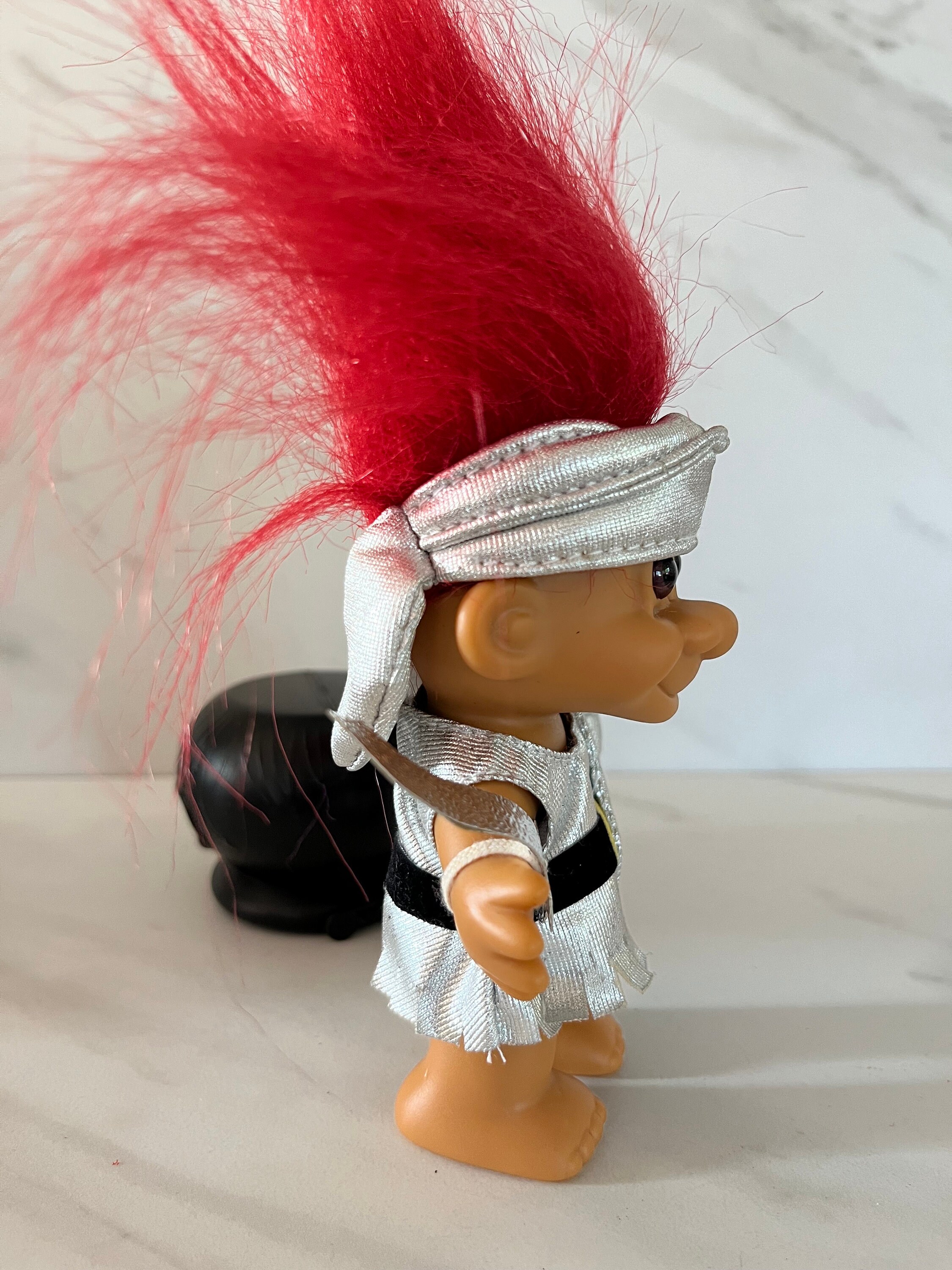 Troll Vintage Knight and Shining Armor Troll Doll. Russ Berrie and ...