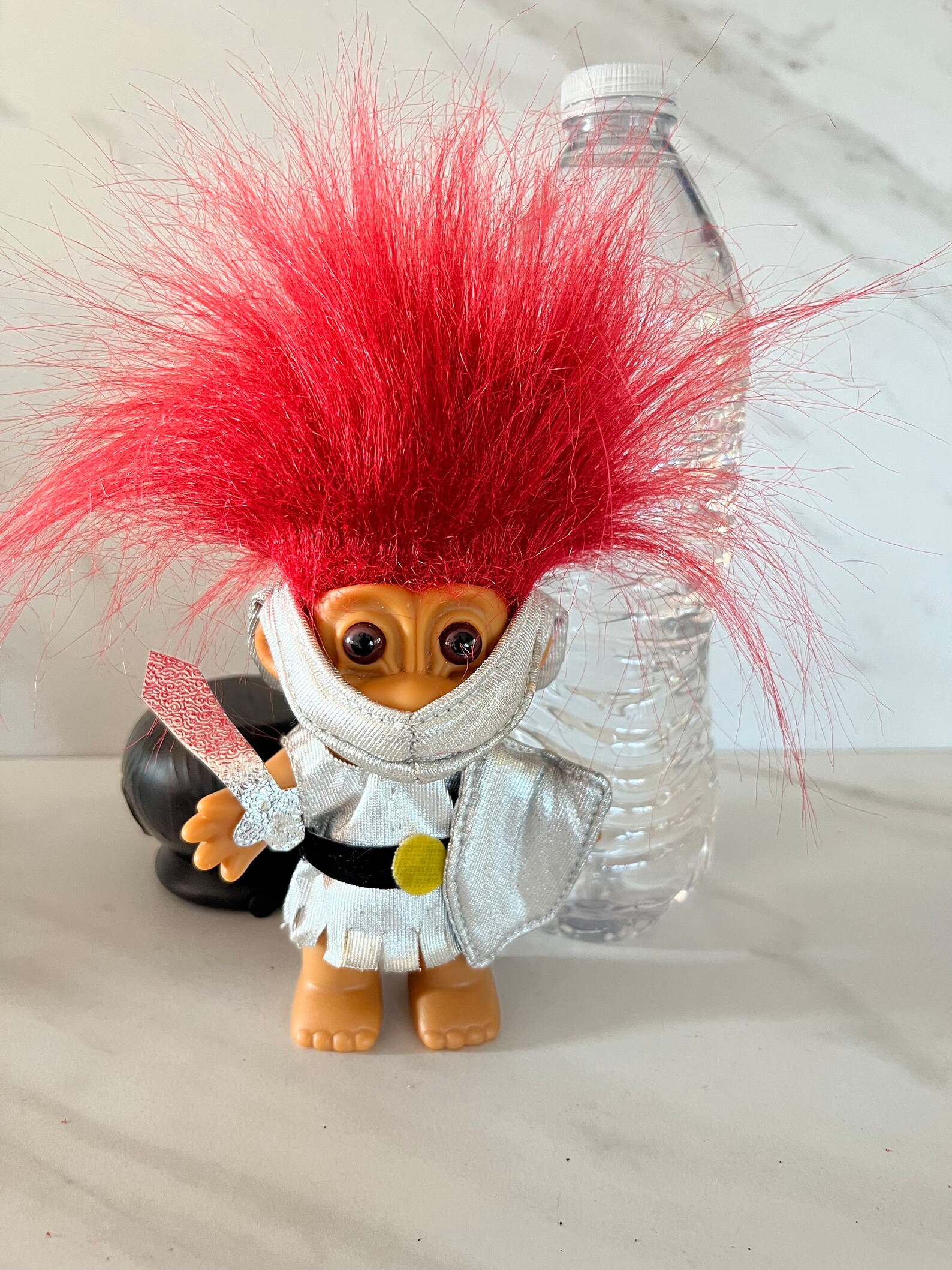 Troll Vintage Knight and Shining Armor Troll Doll. Russ Berrie and ...