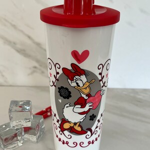 Tupperware Disney Plastic Daisy Duck Drinking Tumbler With Lid. 1990’s ...