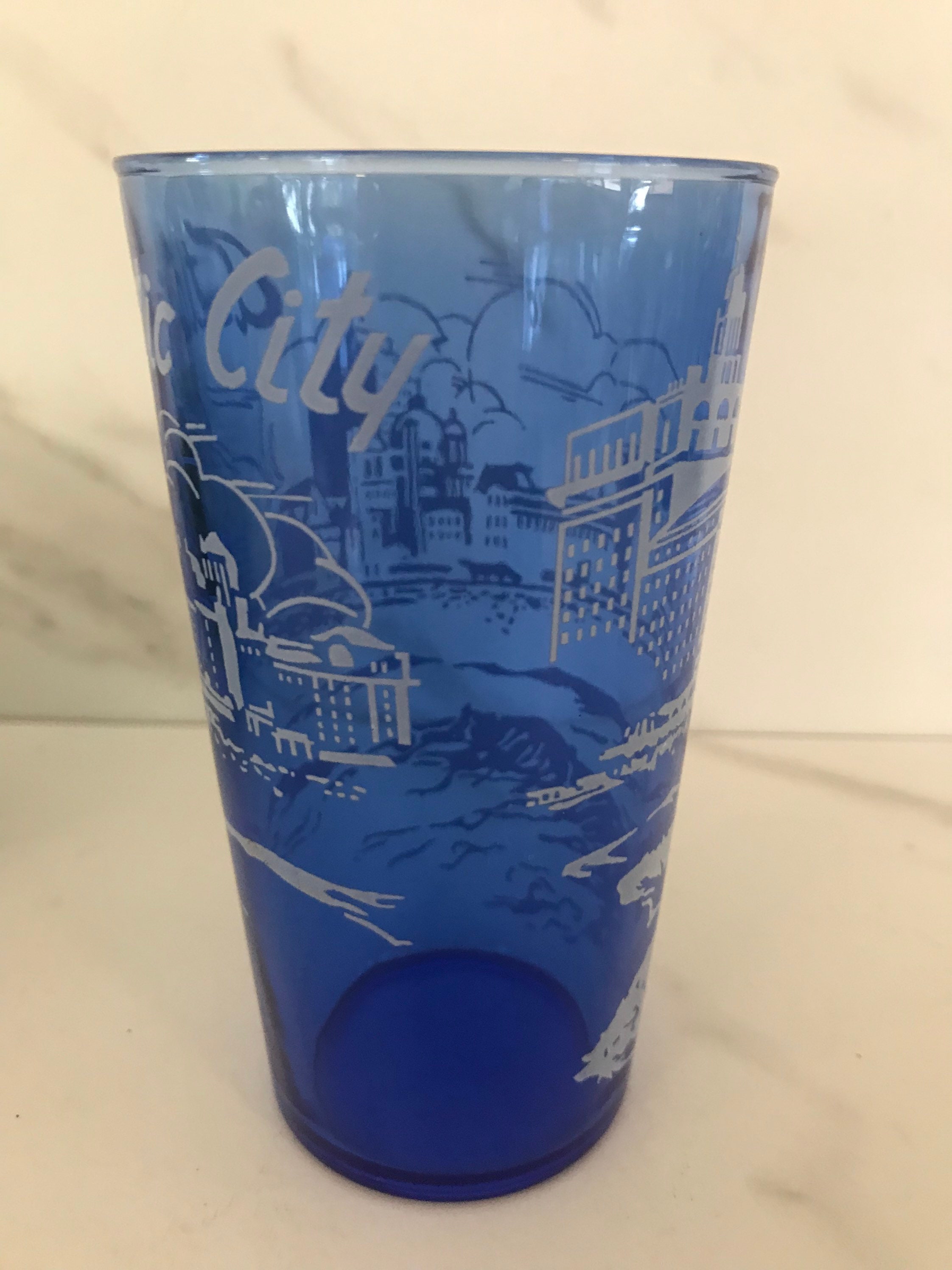 Atlantic City Antique Hazel Atlas New Jersey Vintage Ritz | Etsy