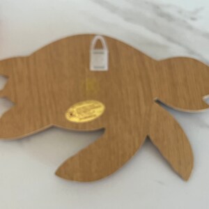 Hawaiian Designs Wooden Art Inlay Wall Turtle. Signed on Back by Artist ...