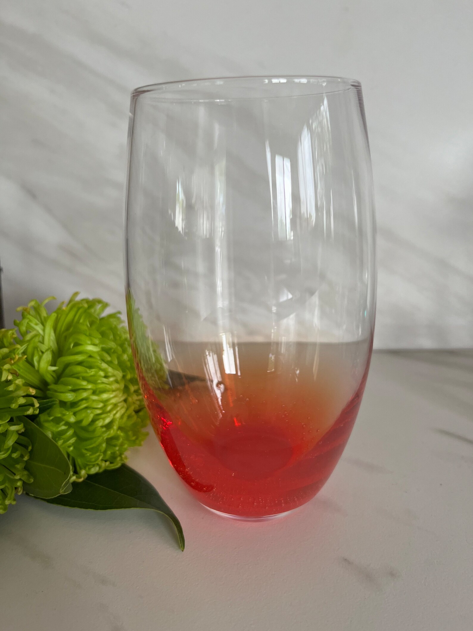 Vintage Large Roly Poly Style Colored Iced Tea, Lemonade or Cocktail ...