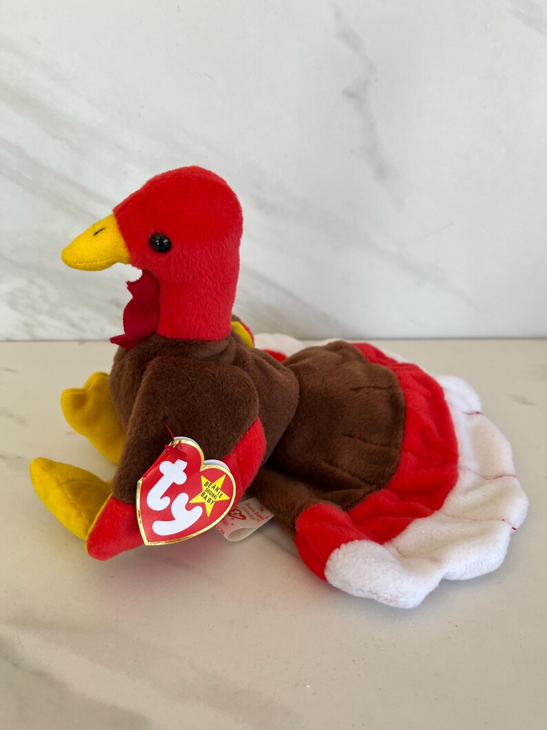 Turkey Thanksgiving Gobbles the Turkey Toy Beanie Baby. Birthday ...