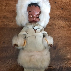 Native American or Alaskan Eskimo Doll With Original Clothes Mid 1950’s ...