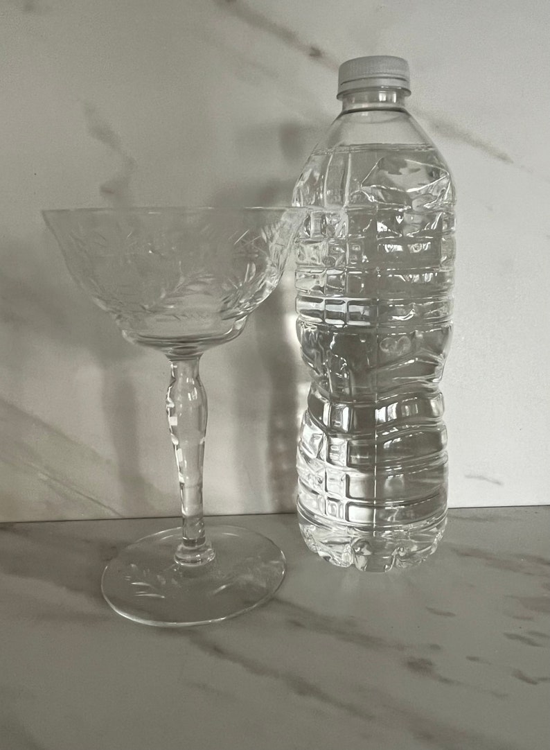 Vintage Bryce Style Stemware Polished Crystal Ornate Cup Stem - Etsy
