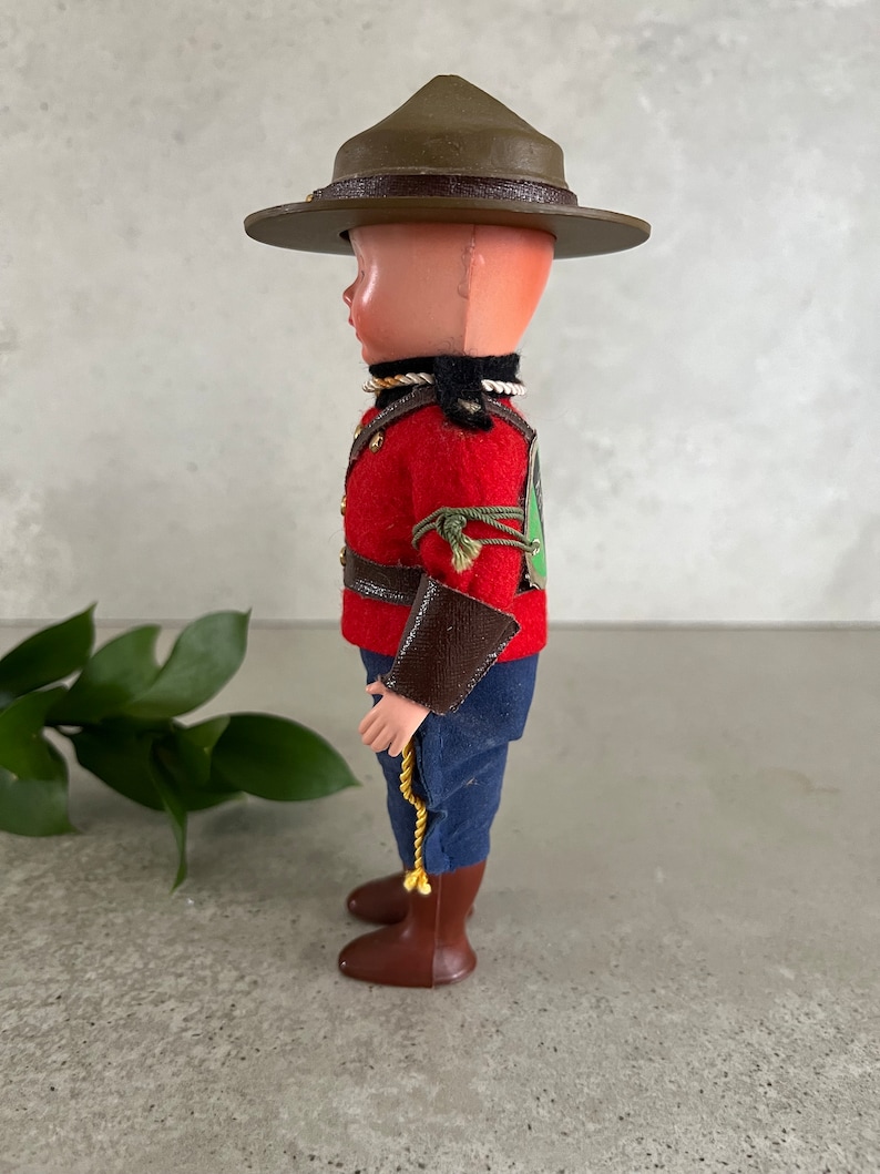 Canadian Rogark Plastic Royal Canadian Mountie Doll . Made in Great ...