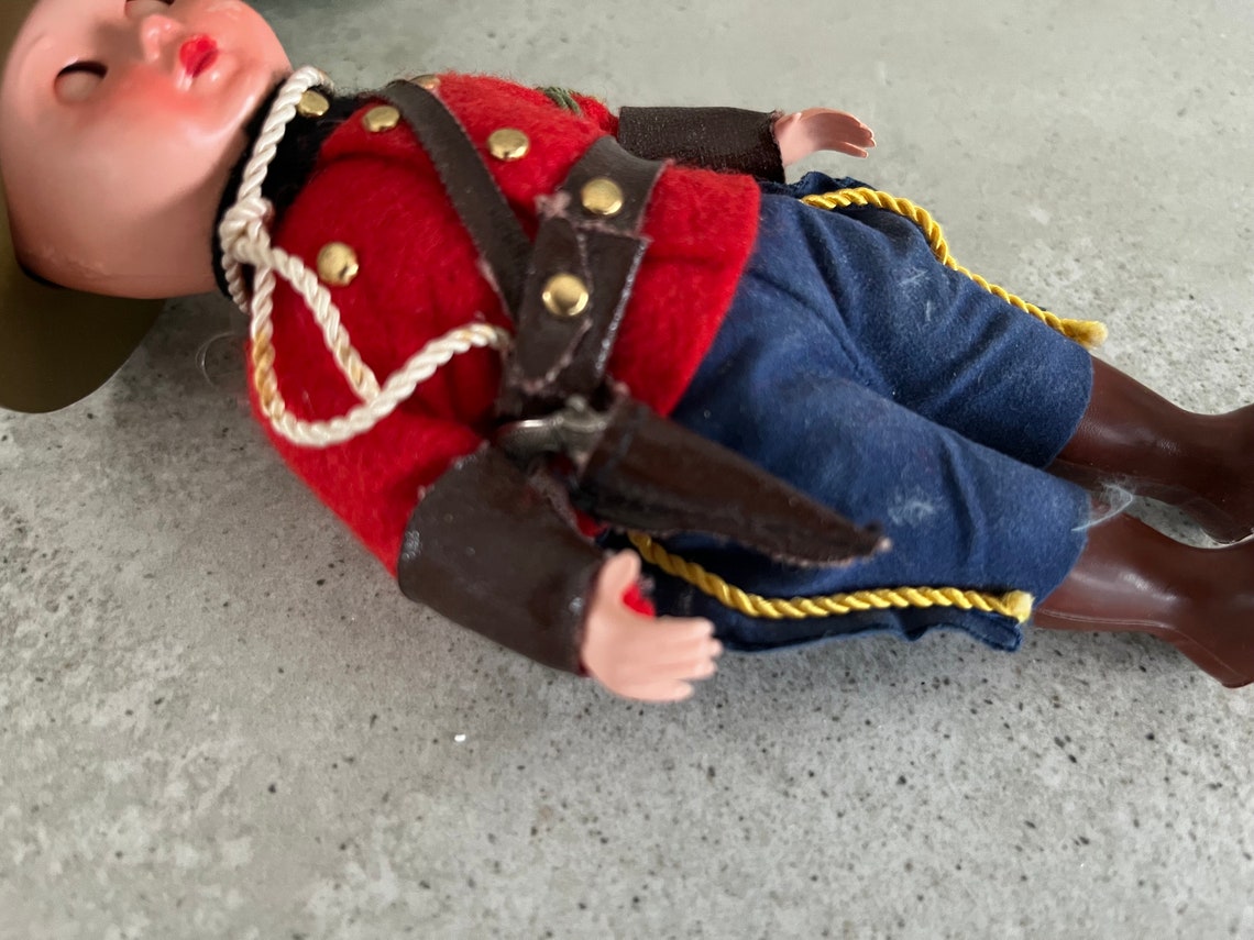 Canadian Rogark Plastic Royal Canadian Mountie Doll . Made in Great ...