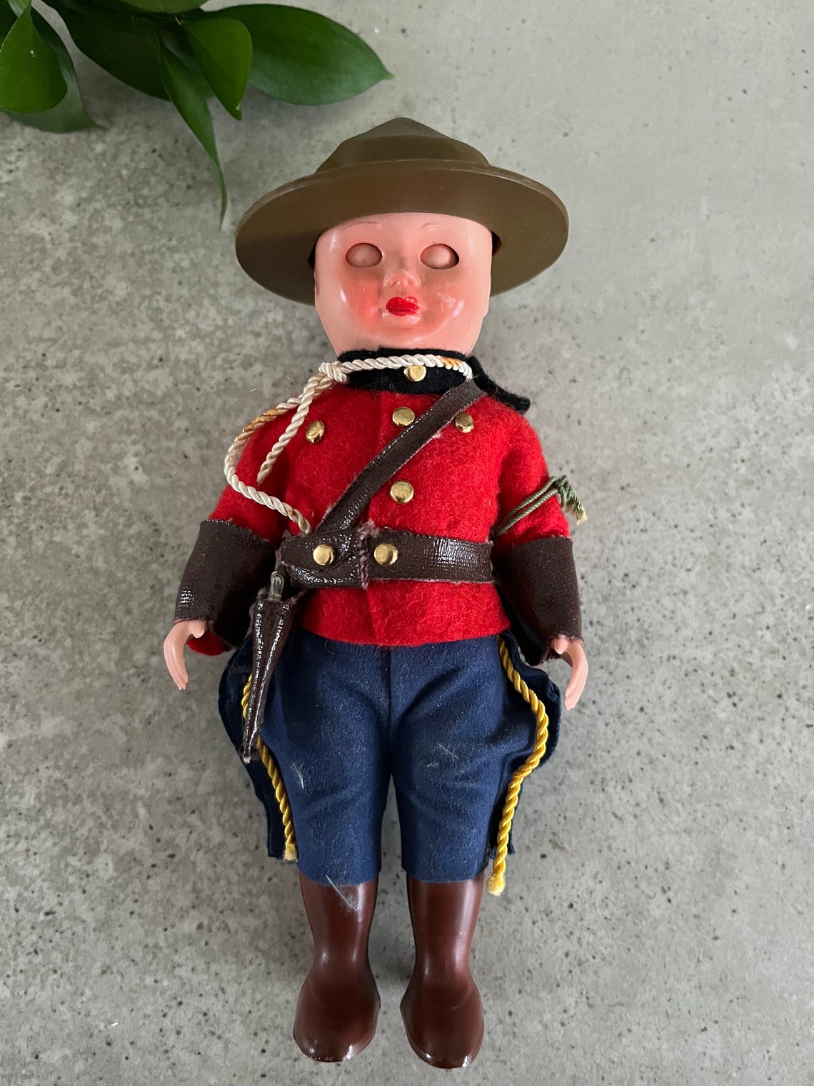 Canadian Rogark Plastic Royal Canadian Mountie Doll . Made in Great ...