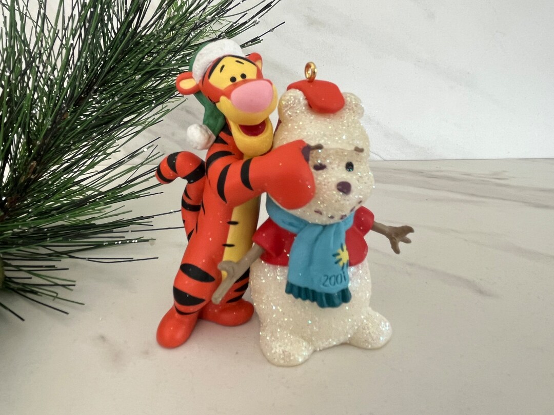 Winnie the Pooh Tigger and Pooh Snowman Vintage Hallmark Christmas ...