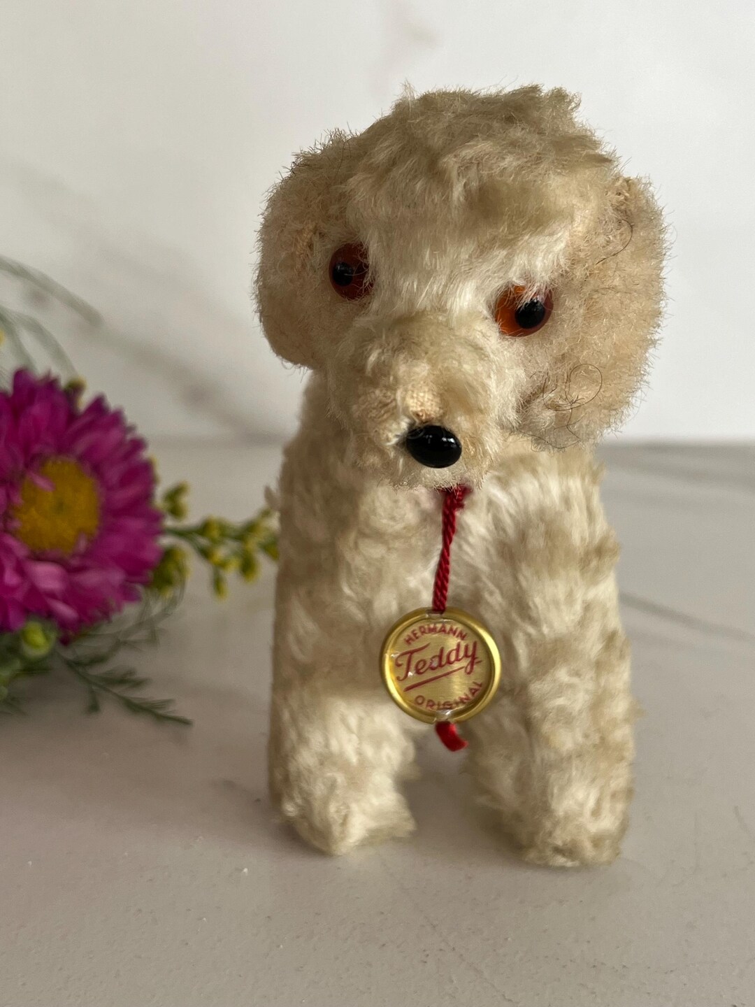 Hermann Stuffed Toy Dog “teddy” With Original Chest Tag. Made in ...