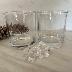 Canadian Club Promo Souvenir Vintage Whiskey Rocks Glasses - Etsy