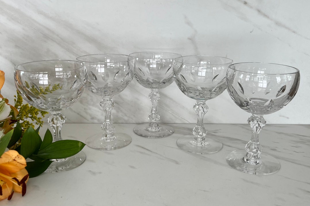 Tiffin-franciscan Crystal Empire Essex Crystal Vintage Champagne Coupe ...