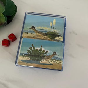 Playing Cards. Road Runner and Dessert Standard Double Deck With ...