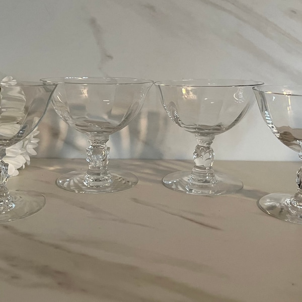 Crystal Short Stemmed Martini Glasses - Etsy