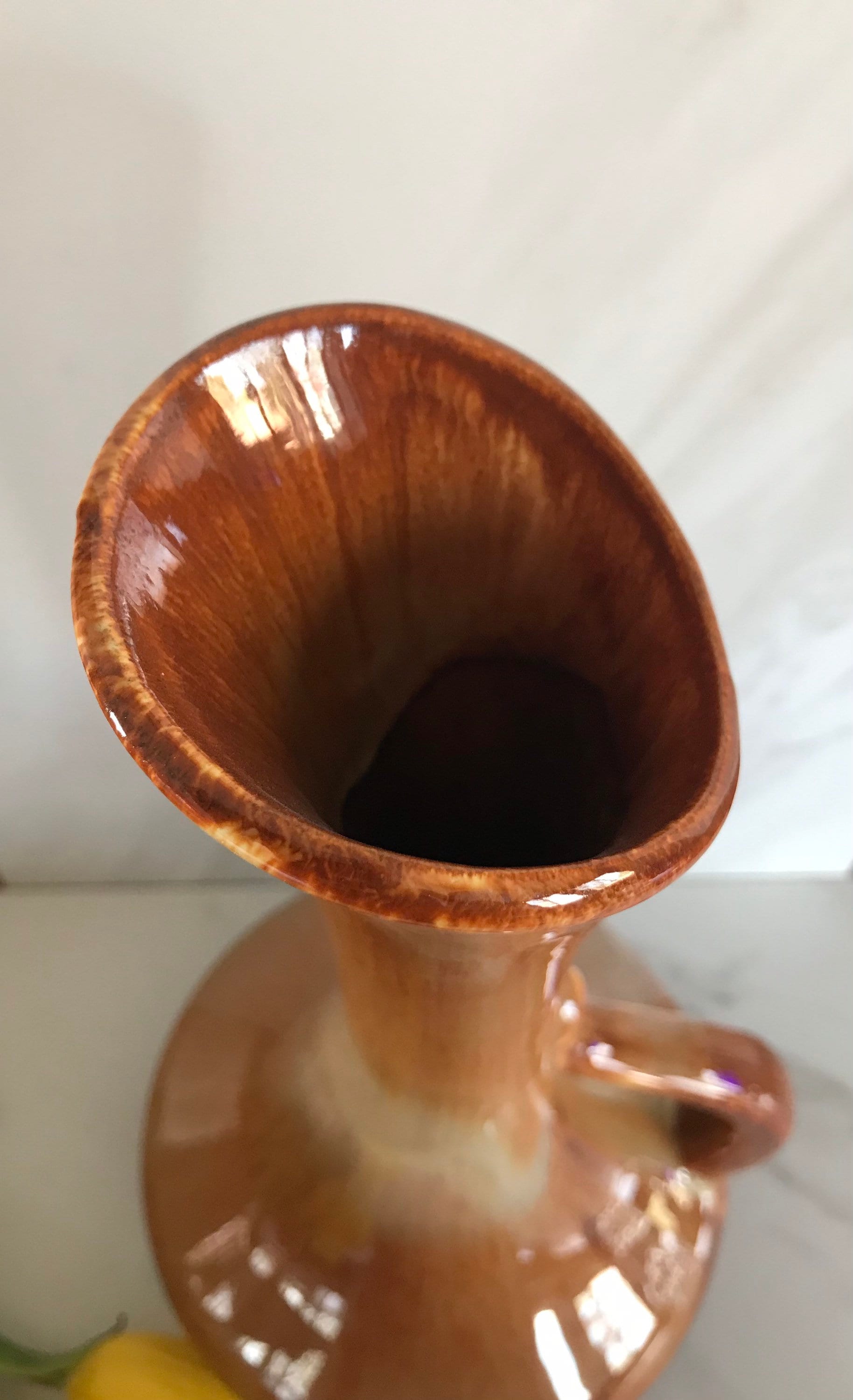 Beautiful Vintage Royal Haeger Pottery Brown Drip Glaze Vase | Etsy
