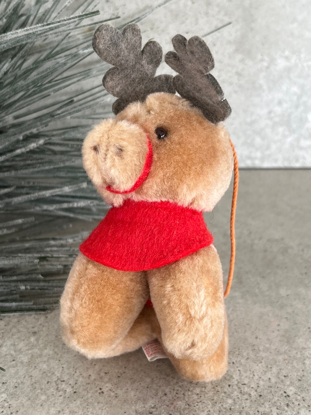Mcdonalds Happy Meal Coca Cola Christmas Reindeer Stuffed Toy. Marked ...