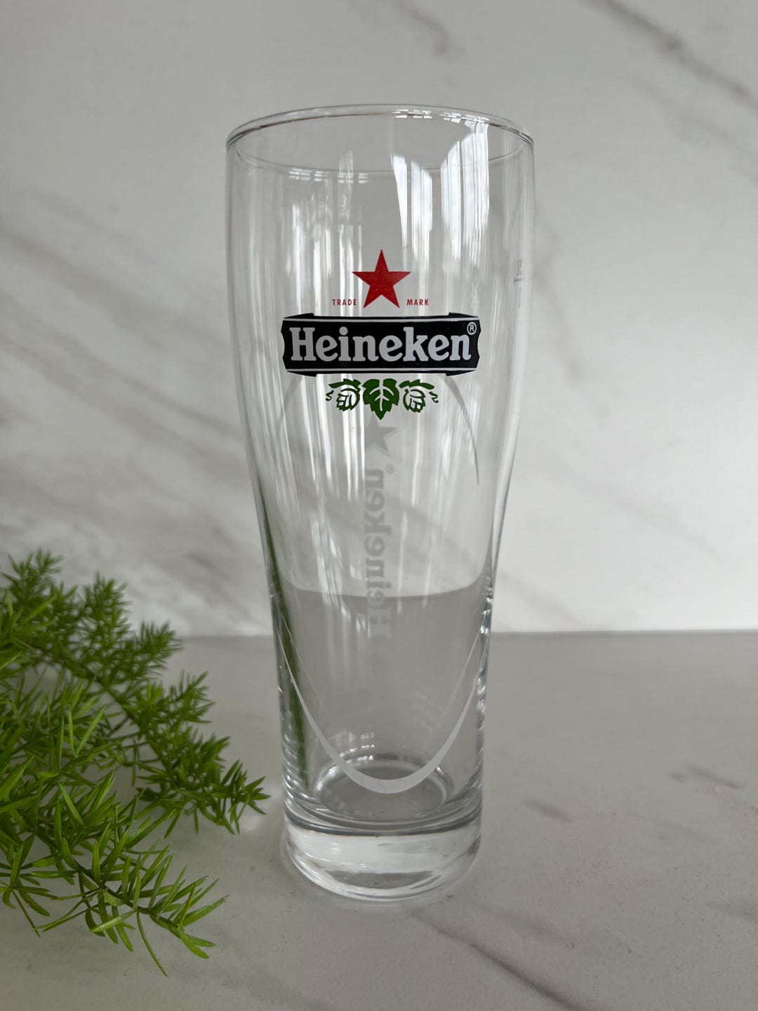 Heineken Red Star Vintage Beer Glass 1990s 0.25L - Etsy