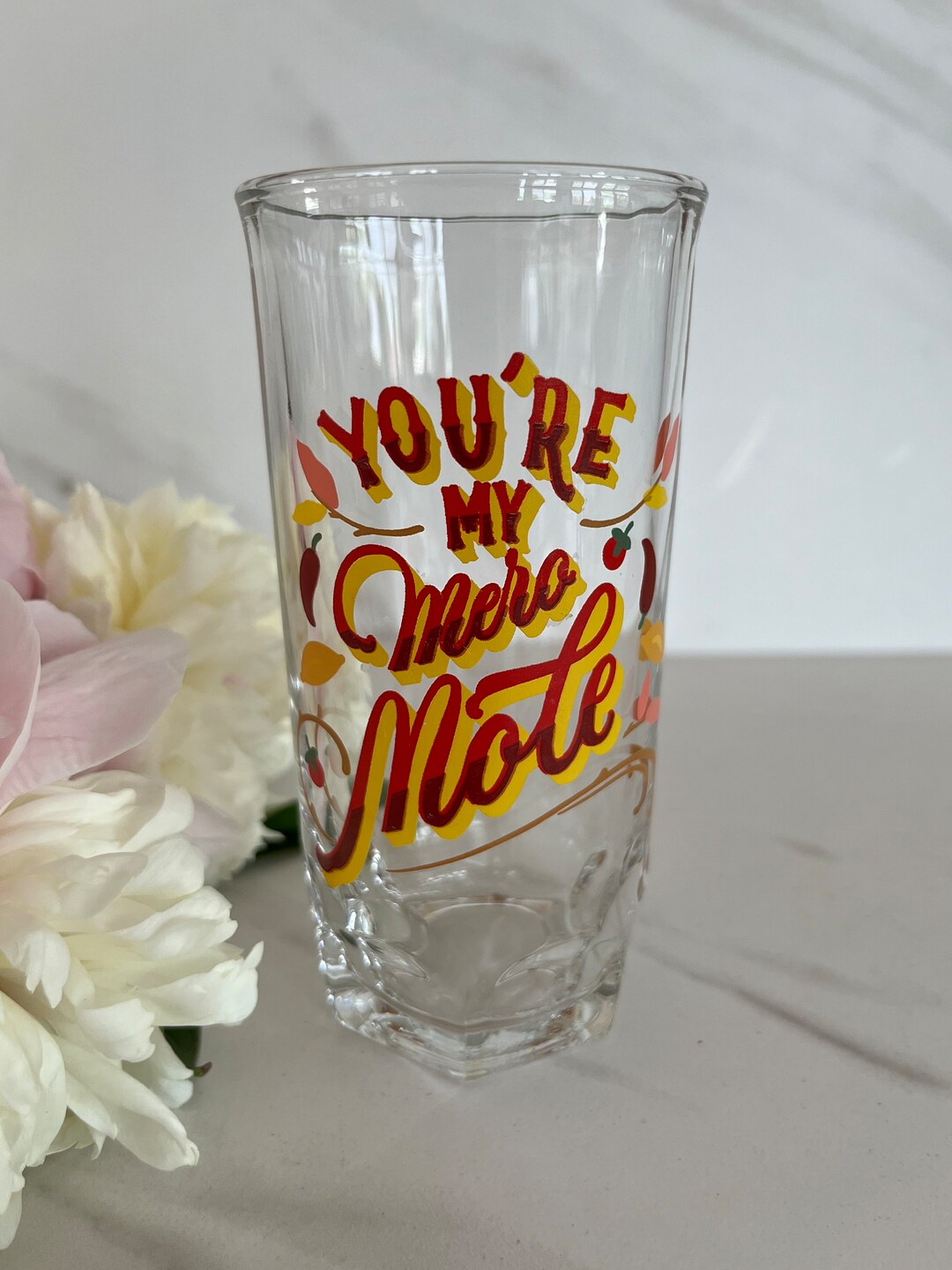Vintage Dona Maria Se Limpia El You’re My Mero Mole Souvenir Mole Glass ...
