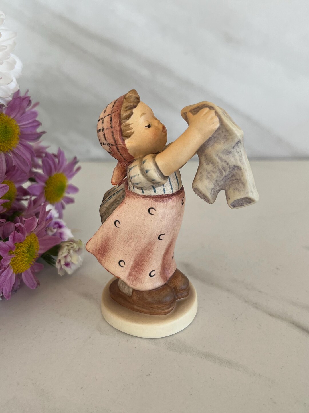 Goebel Hummel Figurine. “wash Day” Signed by Artist and # Marked on ...