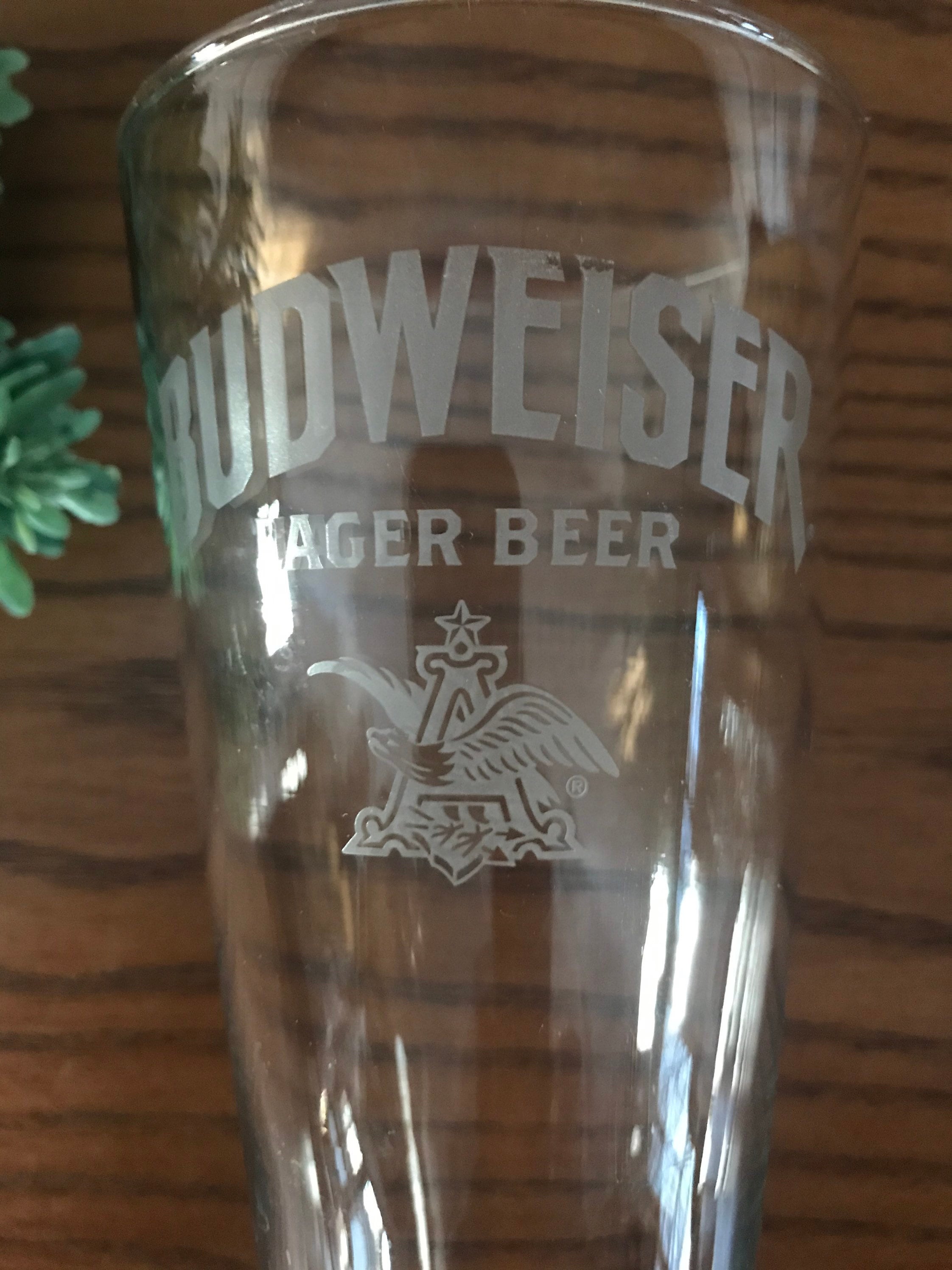 Budweiser “lager Beer”anheuser Busch Tall Pilsner. 1990’s - Etsy