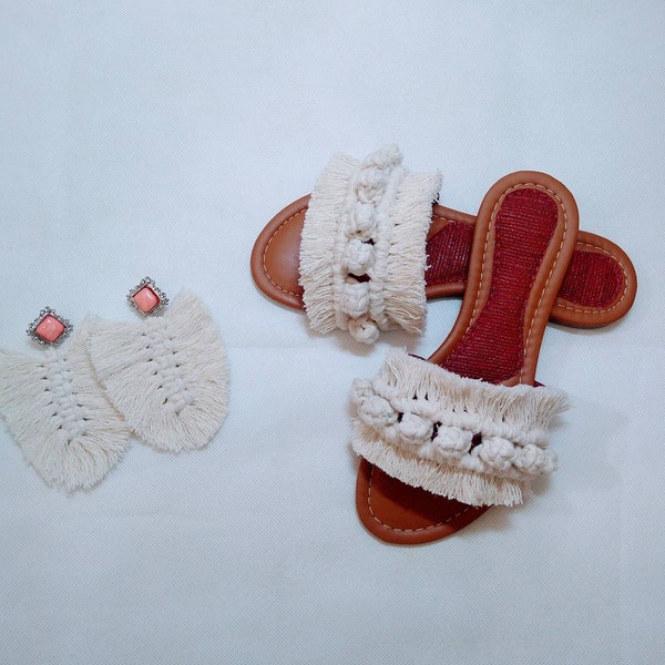 Macrame Sandals - Etsy