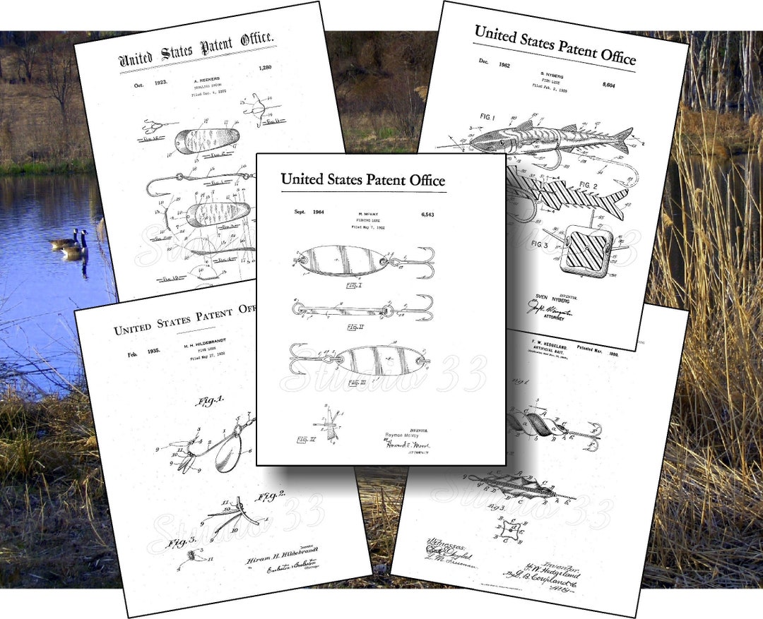 Fishing Lure Patents – 5 Original Fishing Lure Patents Submitted and ...