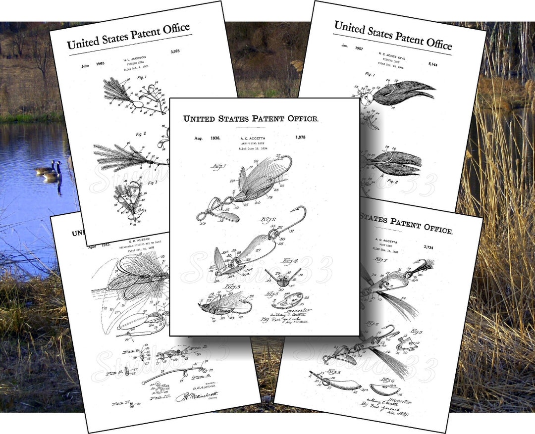 Fishing Lure Patents – 5 Original Fishing Lure Patents Submitted and ...