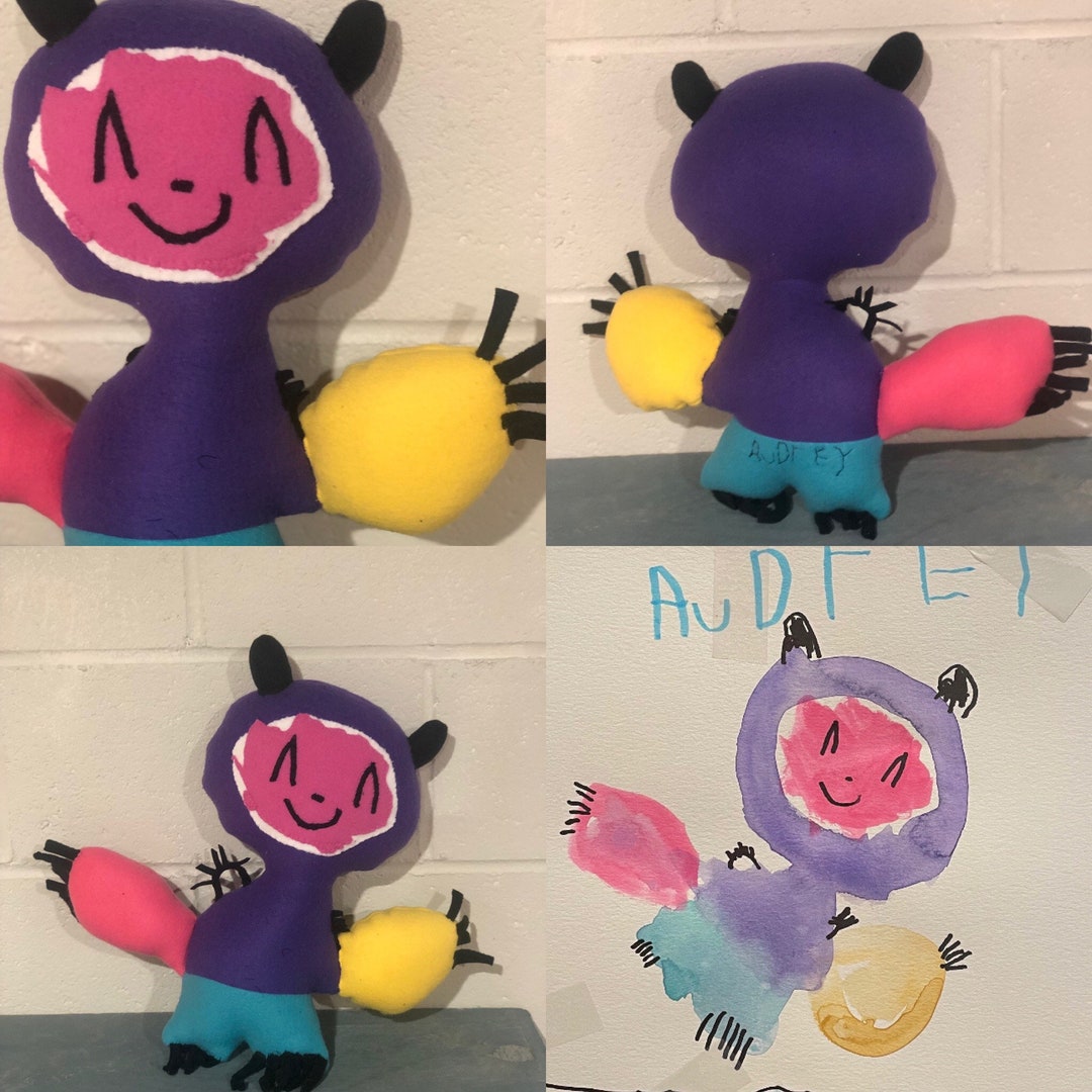 Turn Artwork Into Stuffed Animals/ Gifts for Christmas and Birthdays ...