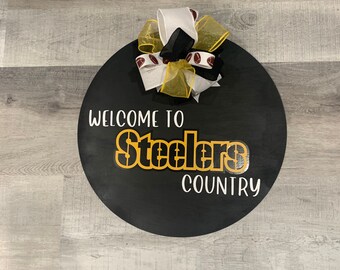 Steelers Welcome Sign - Etsy