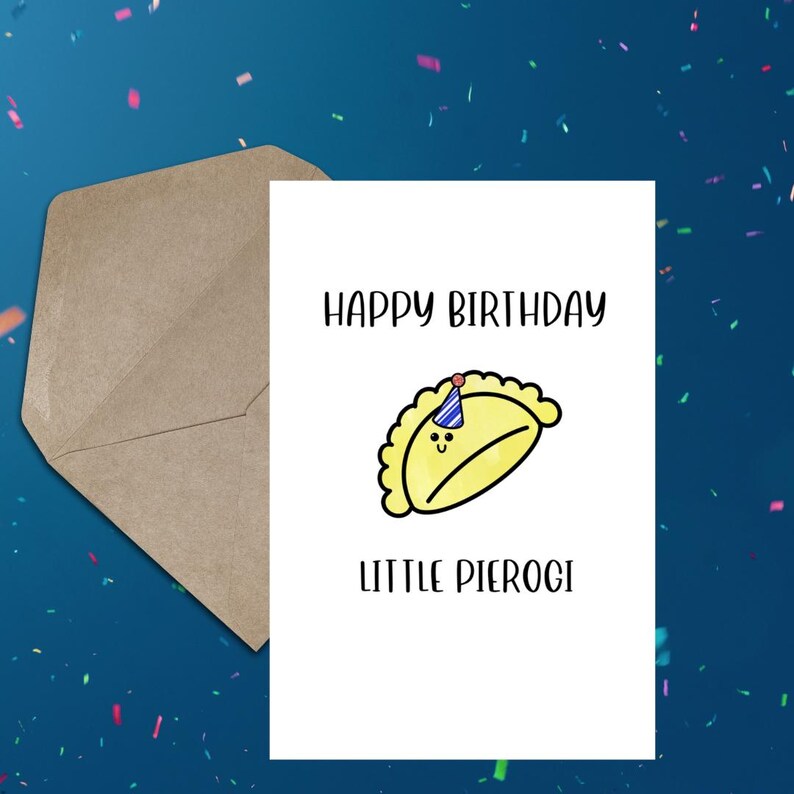 Pittsburgh Pierogi Birthday Card Digital Download - Etsy
