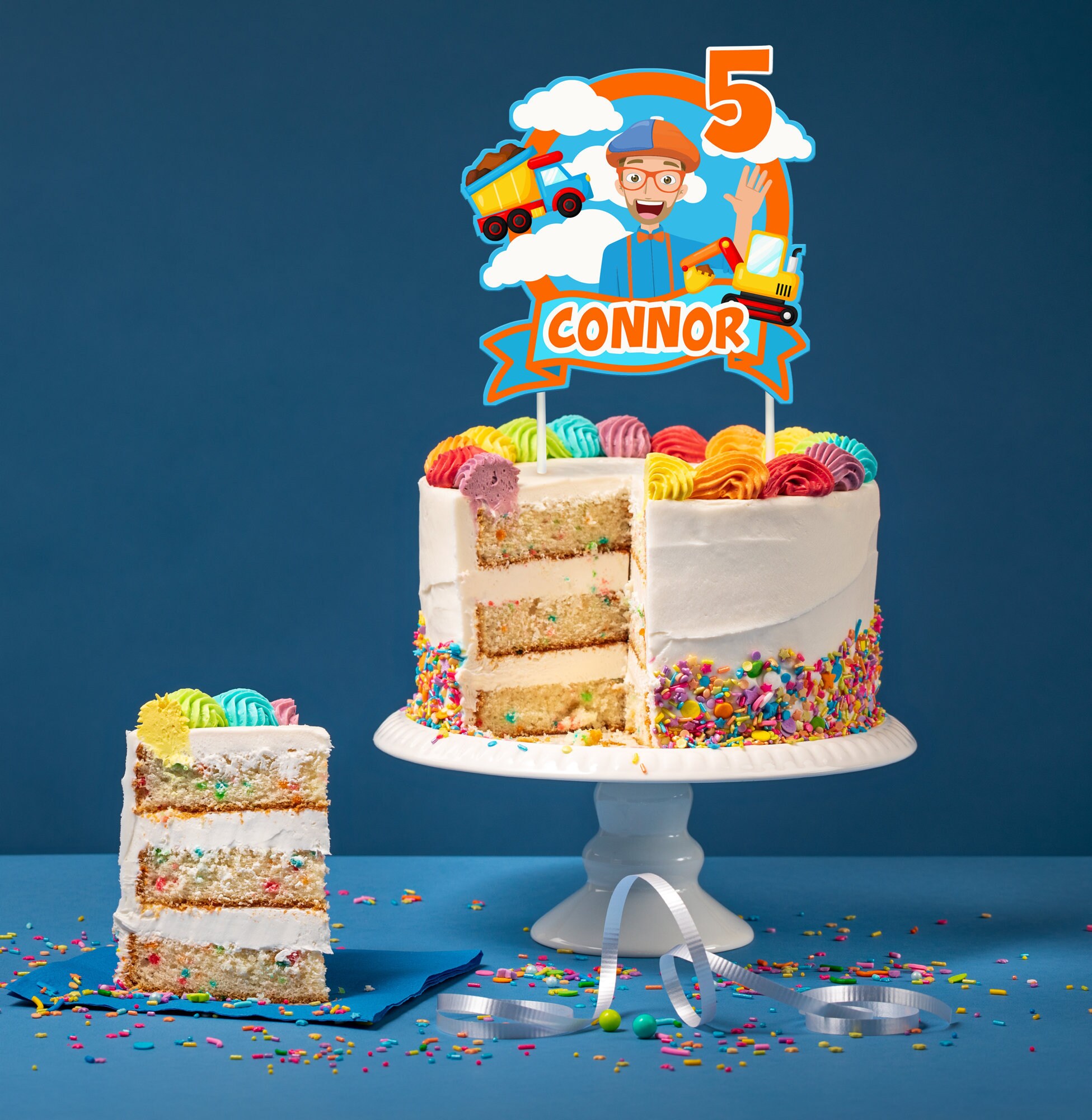 BLIPPI cake topper Blippi toppers Blippi decoration | Etsy