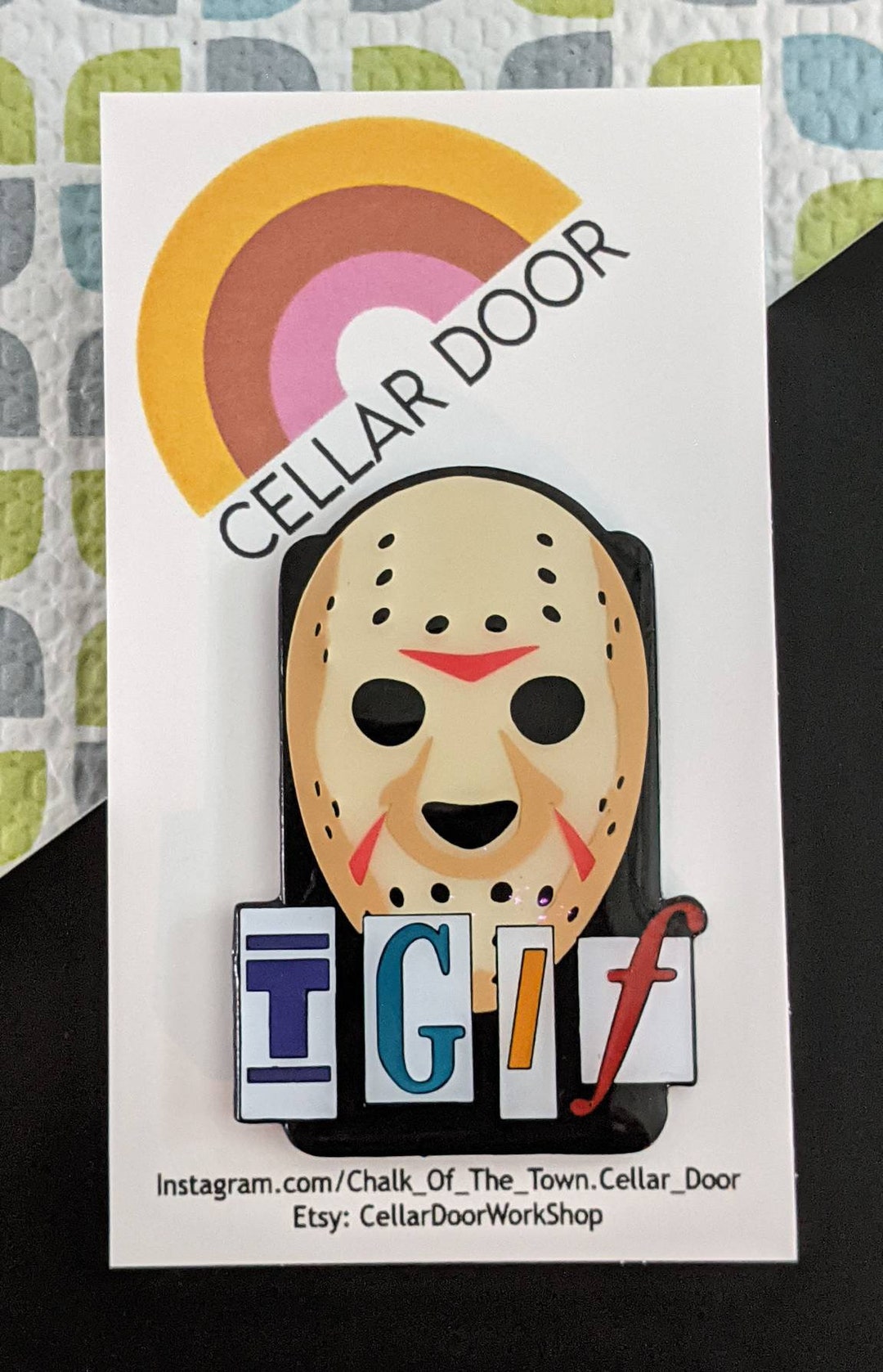 Jason Friday the 13th TGIF Enamel Pin - Etsy