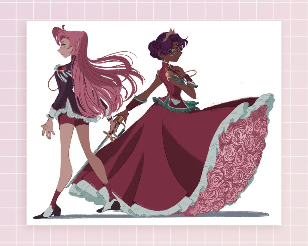 Utena & Anthy | Poster Print - Etsy