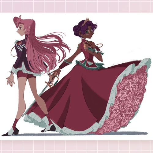 Utena & Anthy Poster Print - Etsy
