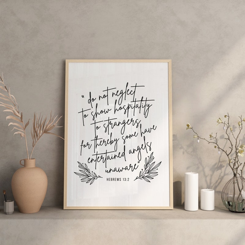 Hebrews 13 2 - Etsy