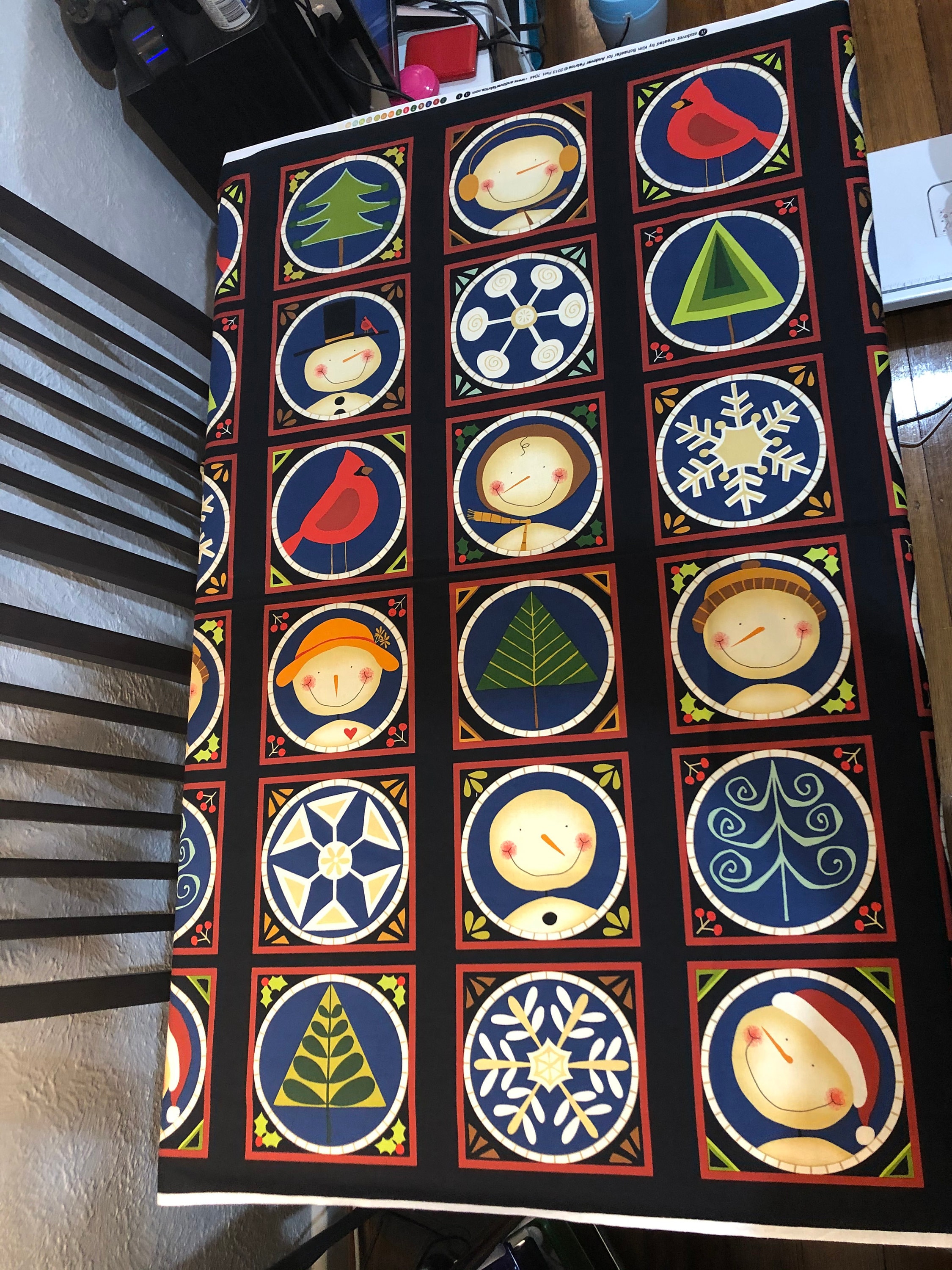 Christmas Fabric: Season's Best Winter by Andover Fabric. Pattern 7044 ...