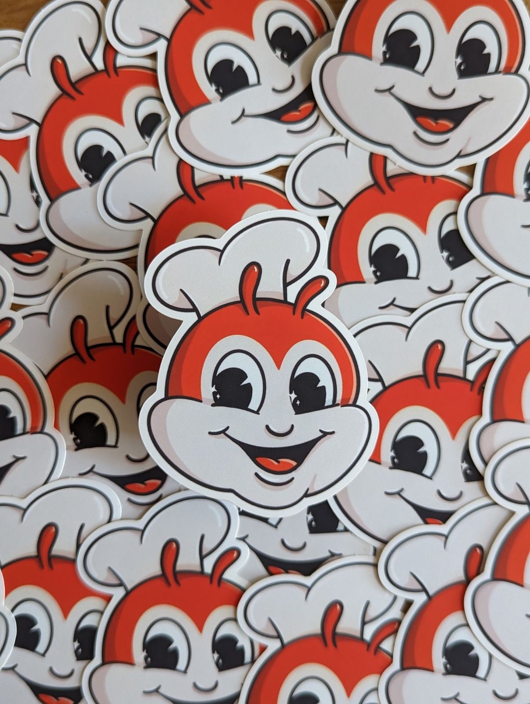 Kawaii Jollibee Vinyl Sticker - Etsy