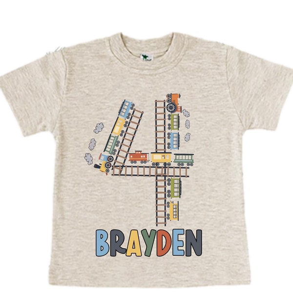 Train Birthday Shirt - Etsy