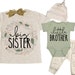 Big Sister/little Brother Matching Sibling Set. Baby Shower Gift. Take ...