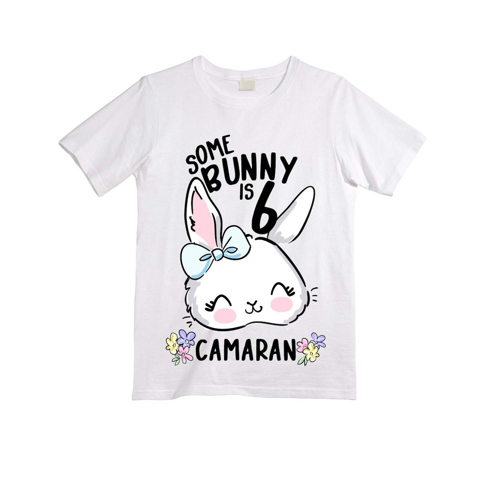 Personalized Some BUNNY is SIX Rabbit Bunny Themed Birthday - Etsy