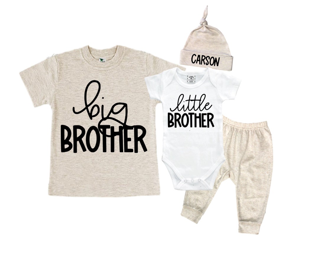 Big Brother/little Brother Matching Sibling Set. Baby Shower Gift. Take ...