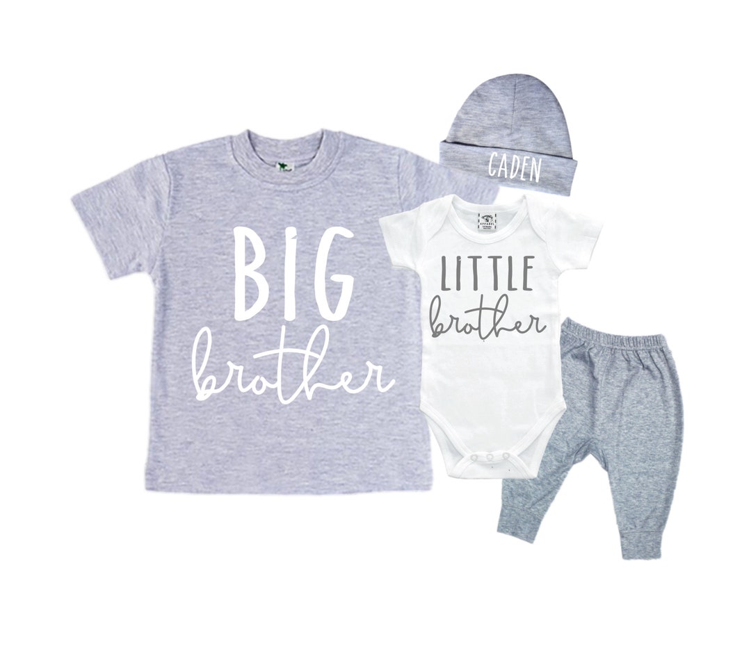 Big Brother/little Brother Matching Sibling Set. Baby Shower Gift. Take ...